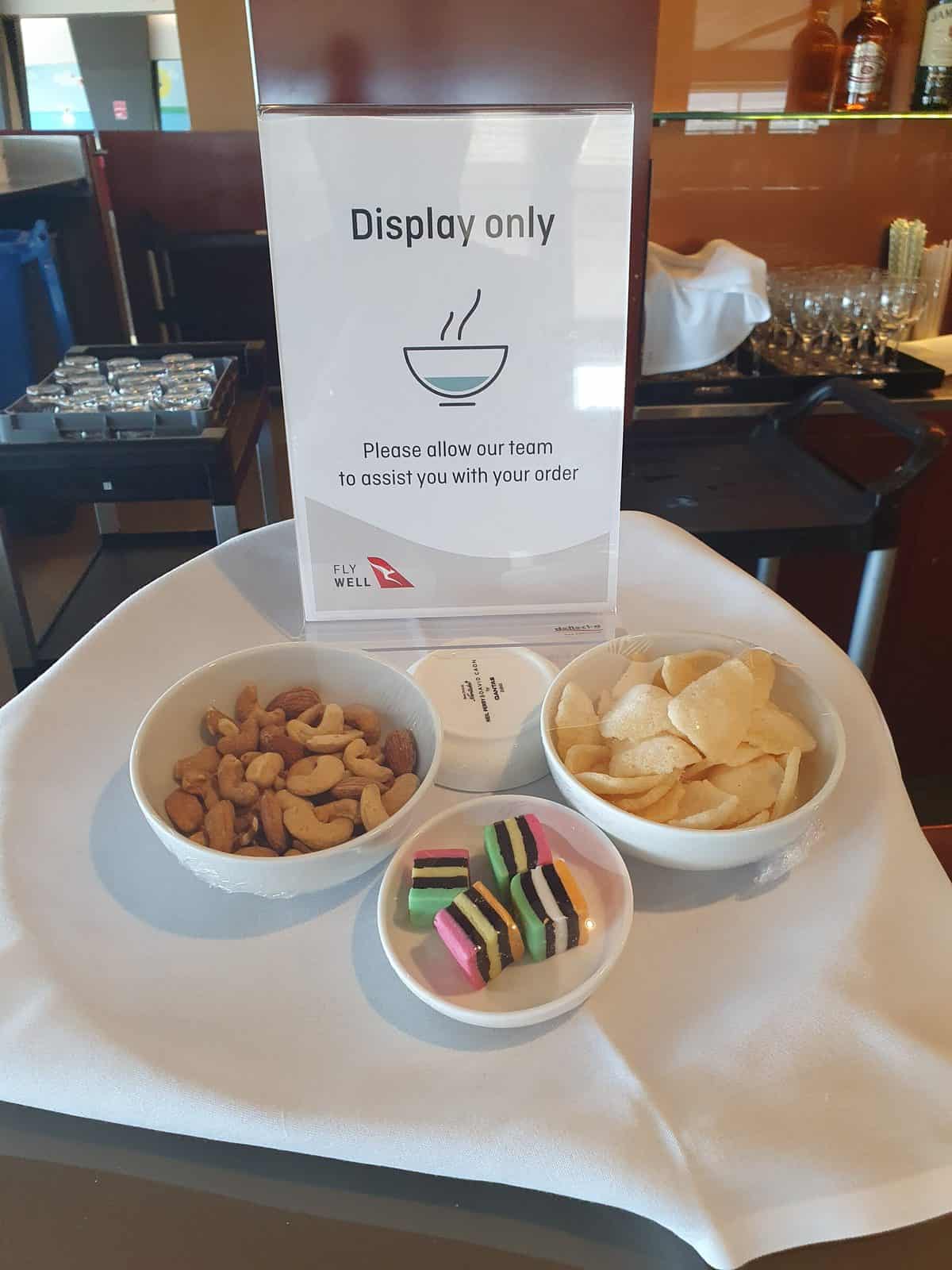 Qantas Club Adelaide Food and Nutrition Review (Covid)