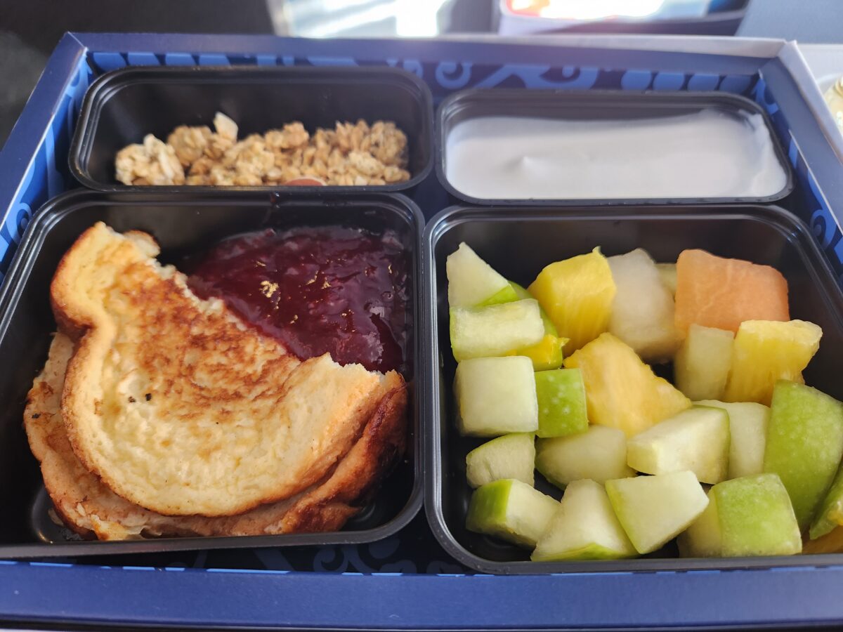 KLM European Business Class food review + menu