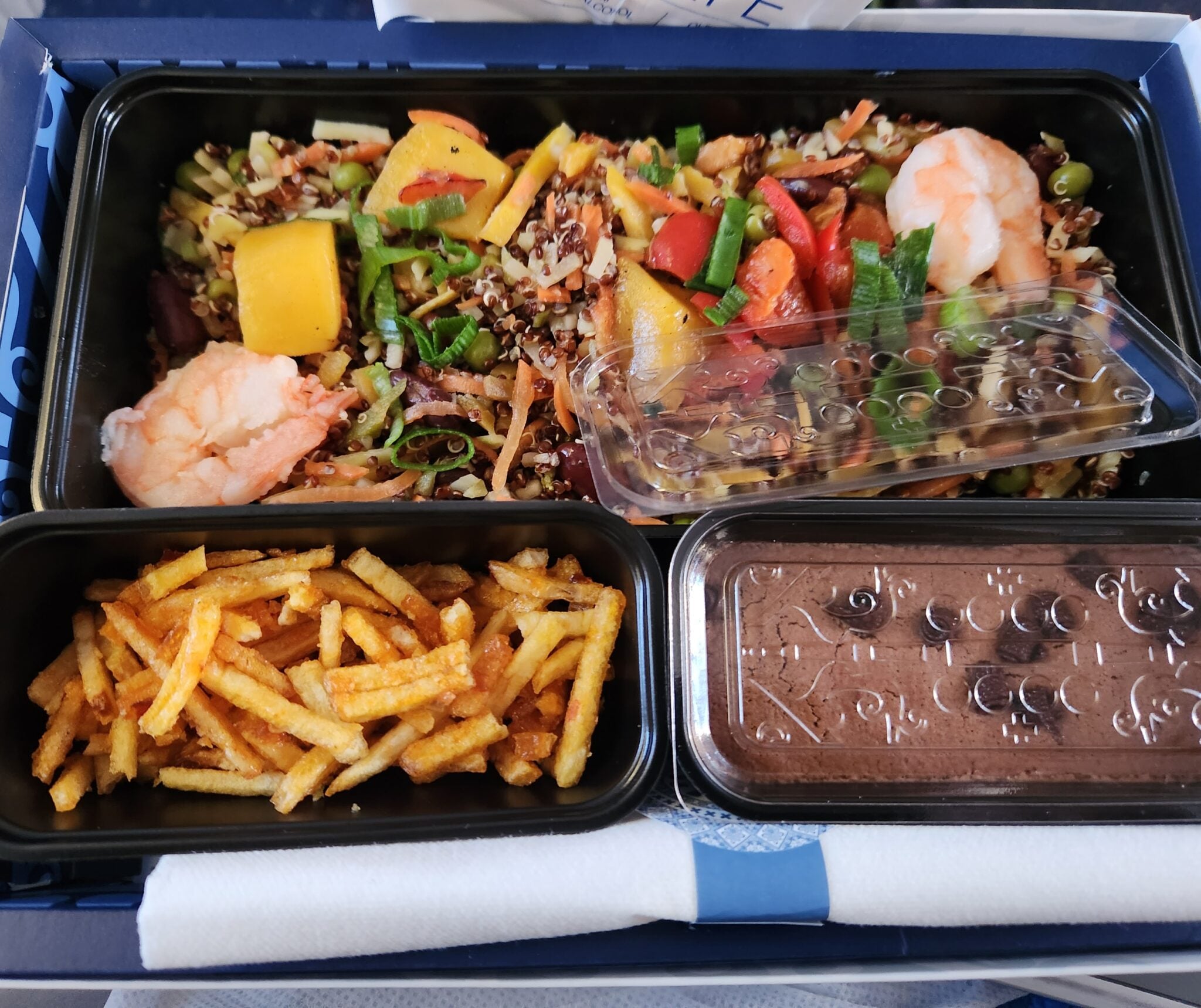 KLM European Business Class food review + menu