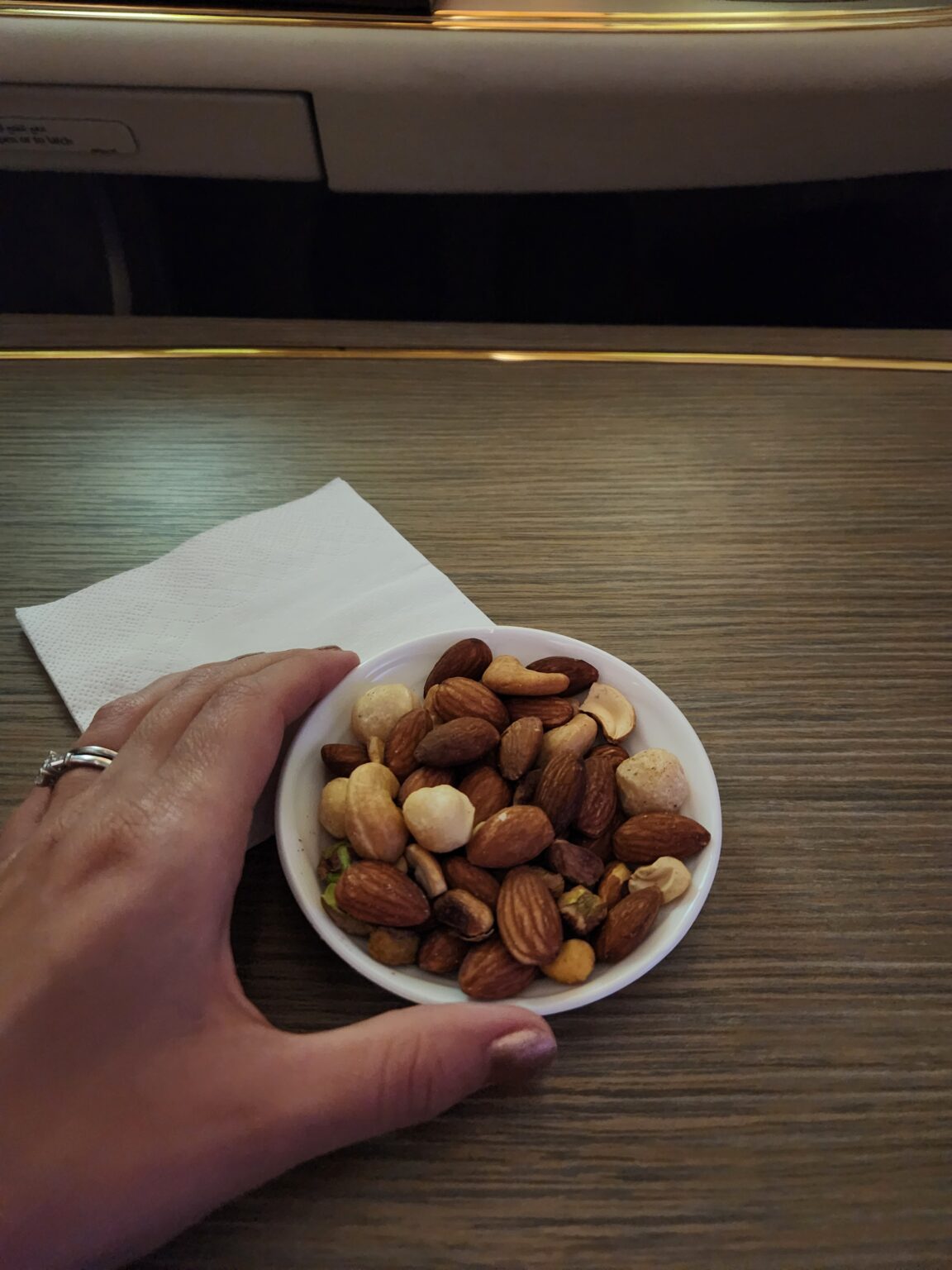 Emirates First Class Food Review + Menu - Christchurch to Sydney