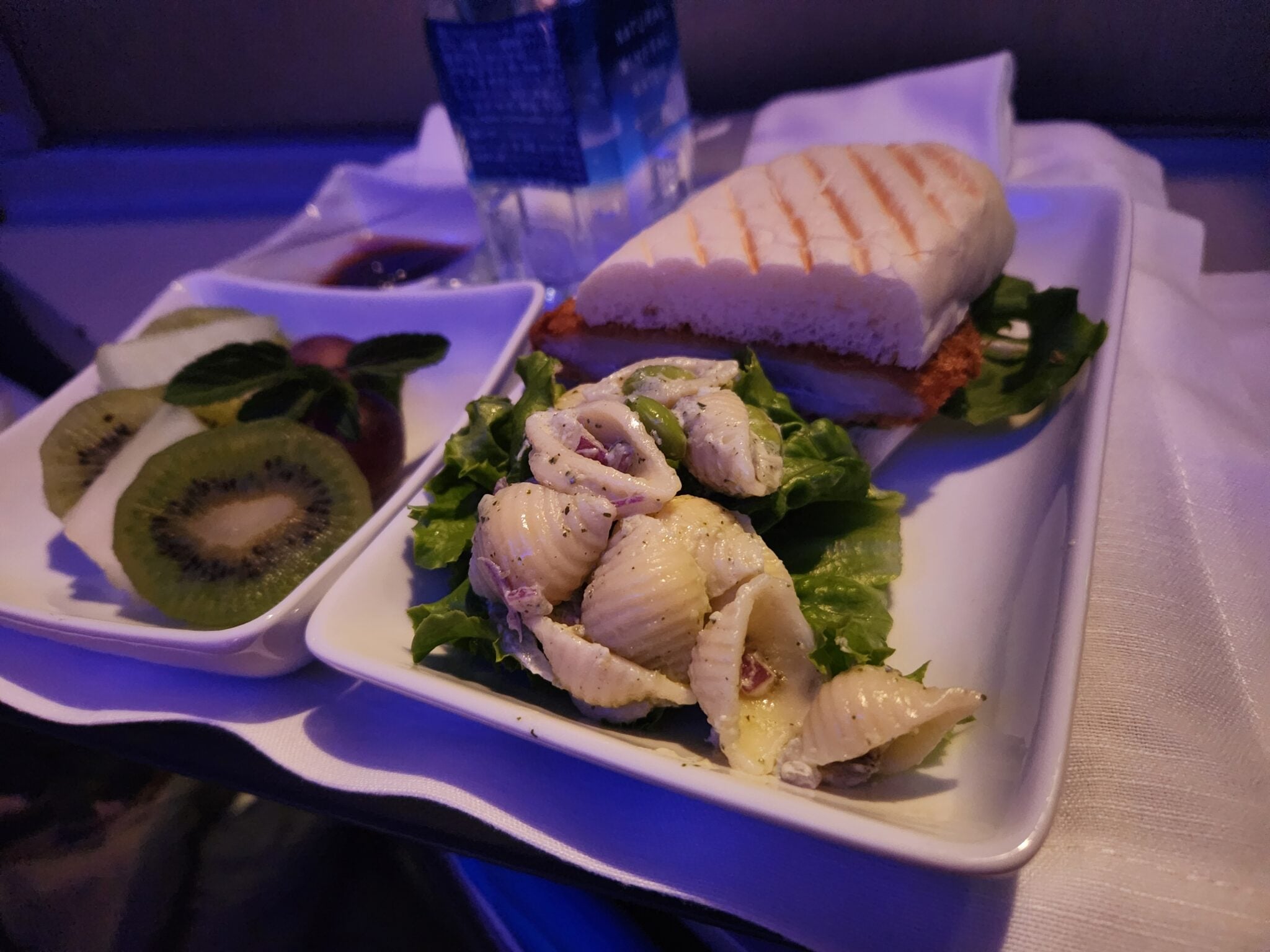 American Airlines Business Class Food Review Tokyo to Dallas (menu ...