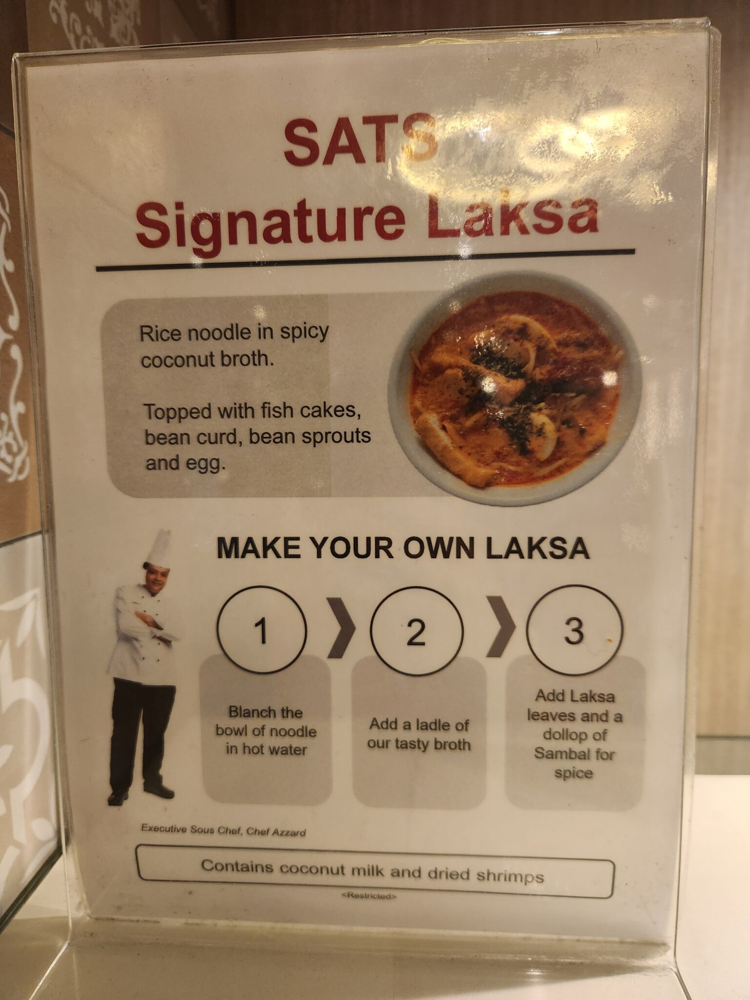 SATs Premier Lounge Singapore Food Review (photos + menu)