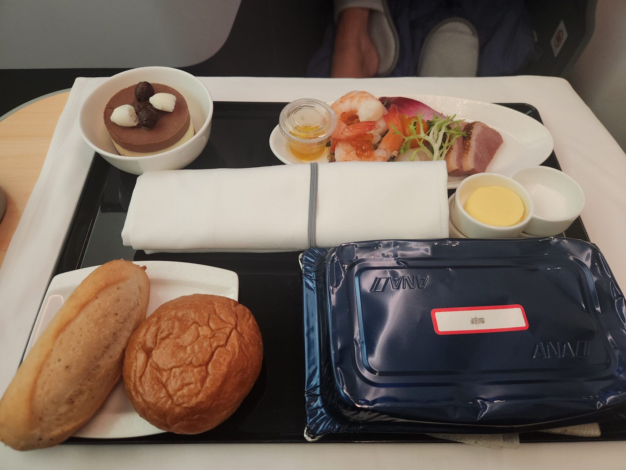 ANA Business Class Food - Sydney to Tokyo Haneda
